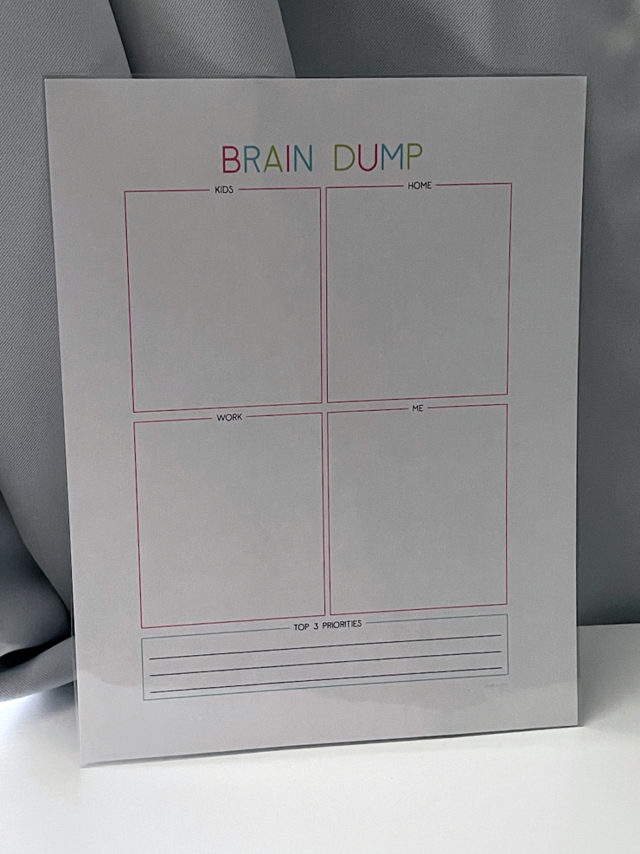 Brain Dump Worksheet PDF (Free Printables)