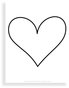 Printable Heart Shape Templates for Cards, Crafts, and More