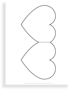 Printable Heart Shape Templates for Cards, Crafts, and More
