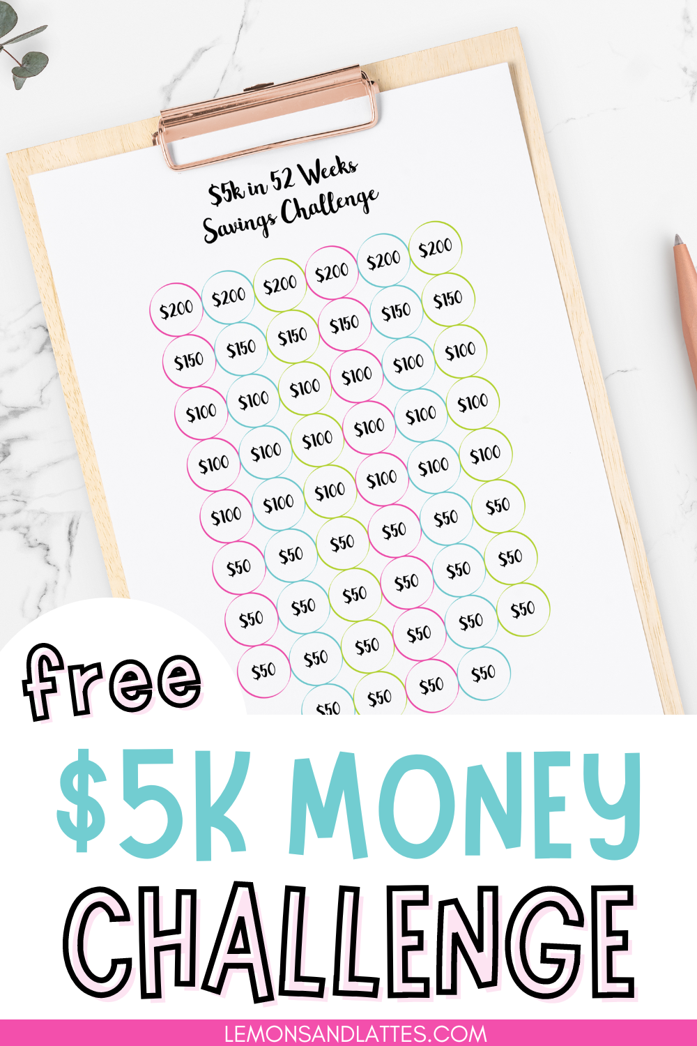 52-Week Money Challenge Printables to Save More in 2025