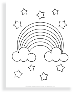 80+ Rainbow Coloring Pages Kids Will Love