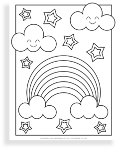 80+ Rainbow Coloring Pages Kids Will Love