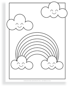 80+ Rainbow Coloring Pages Kids Will Love