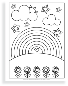 80+ Rainbow Coloring Pages Kids Will Love