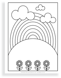 80+ Rainbow Coloring Pages Kids Will Love