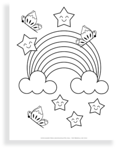80+ Rainbow Coloring Pages Kids Will Love