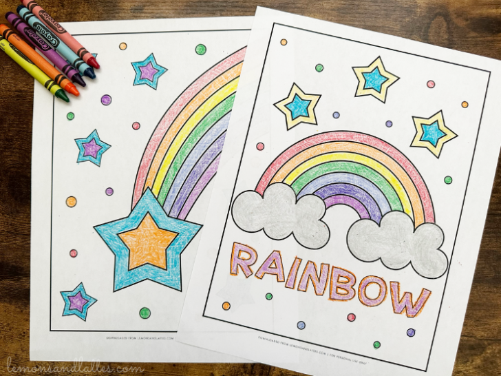 80+ Rainbow Coloring Pages Kids Will Love