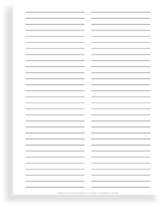 Printable Lined Paper
