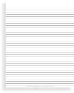 Printable Lined Paper