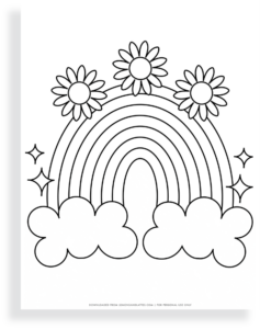 80+ Rainbow Coloring Pages Kids Will Love