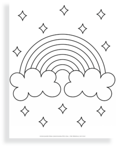 80+ Rainbow Coloring Pages Kids Will Love