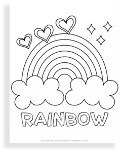 80+ Rainbow Coloring Pages Kids Will Love