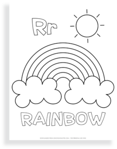 Rainbow Coloring Pages Kids Will Love