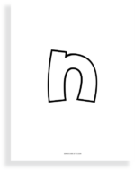 Printable Alphabet Letter Outlines