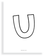 Printable Alphabet Letter Outlines