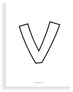 Printable Alphabet Letter Outlines