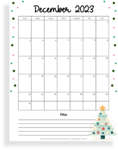 Cute Printable Christmas Planner