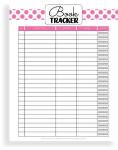 16 Free Book Tracker Printables