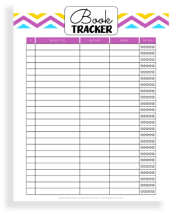 16 Free Book Tracker Printables