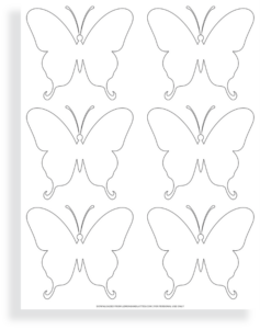 40 Free Printable Butterfly Outlines for Kids' Crafts