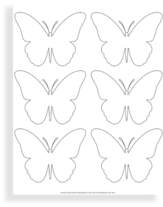 40 Free Printable Butterfly Outlines for Kids' Crafts