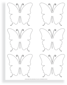40 Free Printable Butterfly Outlines for Kids' Crafts