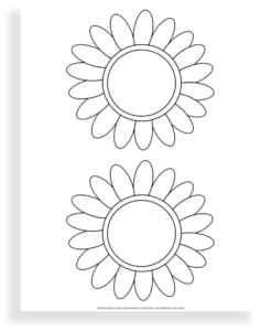 40 Free Printable Flower Outlines for Kids' Crafts