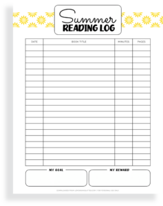34 Summer Reading Logs (Free Printables)