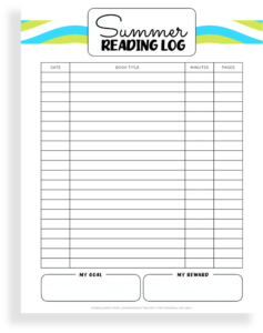 34 Summer Reading Logs (Free Printables)
