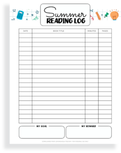 34 Summer Reading Logs (Free Printables)