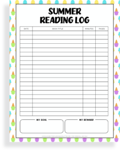 34 Summer Reading Logs (Free Printables)