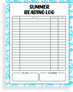34 Summer Reading Logs (Free Printables)