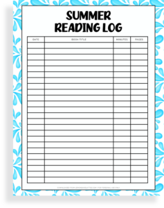 34 Summer Reading Logs (Free Printables)