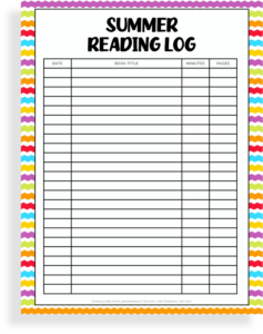 34 Summer Reading Logs (Free Printables)