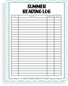 34 Summer Reading Logs (Free Printables)
