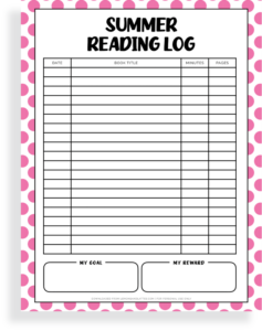 34 Summer Reading Logs (Free Printables)