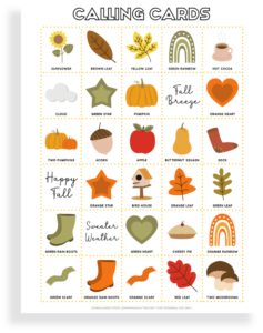 Free Printable Fall Bingo Cards