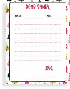 20 Dear Santa Letter Templates for Kids