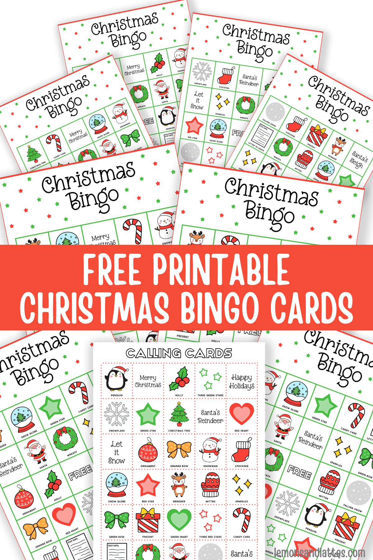 Free Printable Christmas Bingo Cards