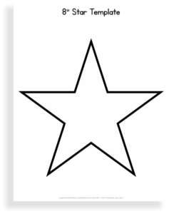 38 Printable Star Templates for Crafts and More