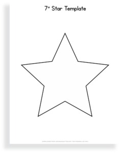 38 Printable Star Templates for Crafts and More