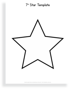 38 Printable Star Templates for Crafts and More