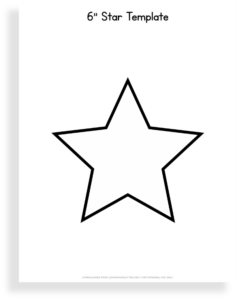 38 Printable Star Templates for Crafts and More