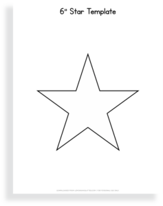 38 Printable Star Templates for Crafts and More