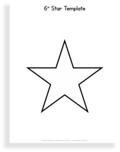 38 Printable Star Templates for Crafts and More