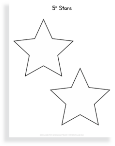 38 Printable Star Templates for Crafts and More