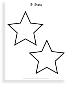 38 Printable Star Templates for Crafts and More