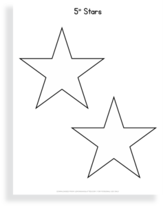 38 Printable Star Templates for Crafts and More