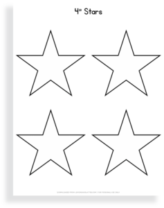 38 Printable Star Templates for Crafts and More