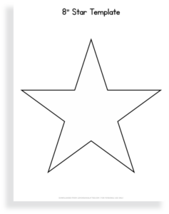 38 Printable Star Templates for Crafts and More